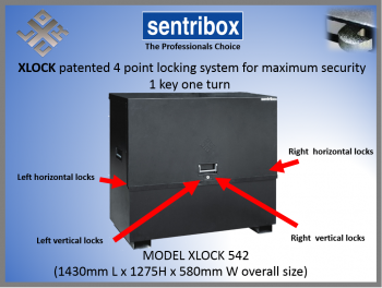 SENTRIBOX XLOCK 542 Toolvault SITEBOX - sentribox.co.uk